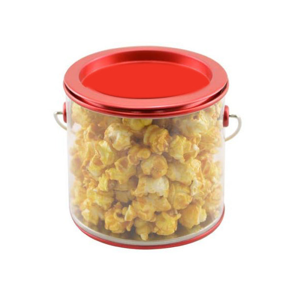 Custom Caramel Popcorns in Tin Pail (Q675511) - Popcorn with Logo ...