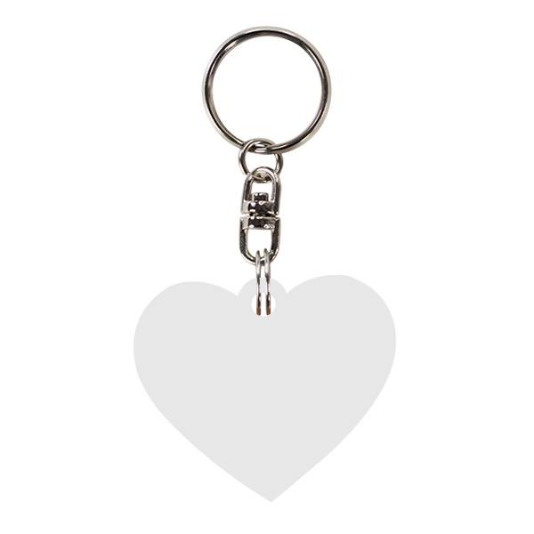 Custom Heart Acrylic Key Tag (Q676611) - Key Chains with Logo | Quality ...