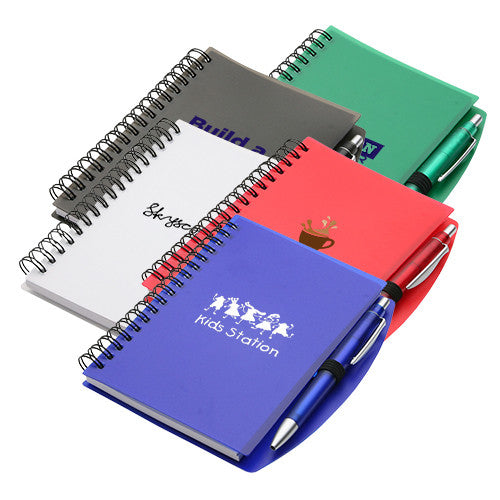 Custom Hardcover Notebook & Pen Set (Q763475) - Notebooks with Logo ...