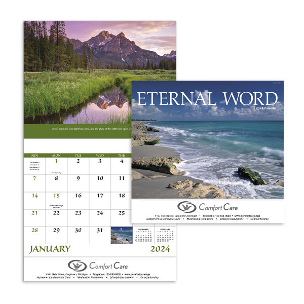 Eternal Word - Stapled Calendar - Calendars with Logo - Q765722 QI