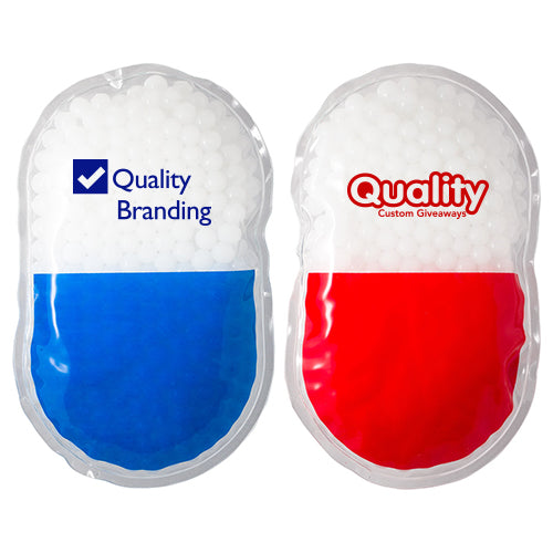 Custom Capsule Shaped Hot/Cold Packs (Q773511) - Cold Packs with Logo ...