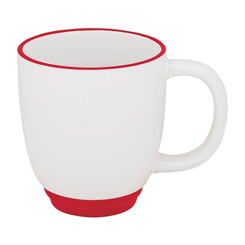 Custom Two-Tone Bistro Mug (14 oz.} (Q796311) - Ceramic Coffee Mugs ...