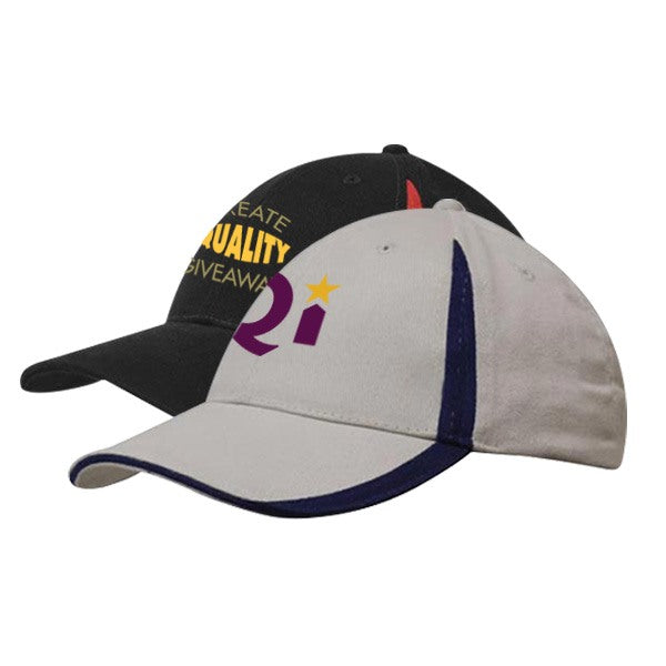 Custom Brushed Heavy Cotton with Inserts on the Peak & Crown (Q79851 ...