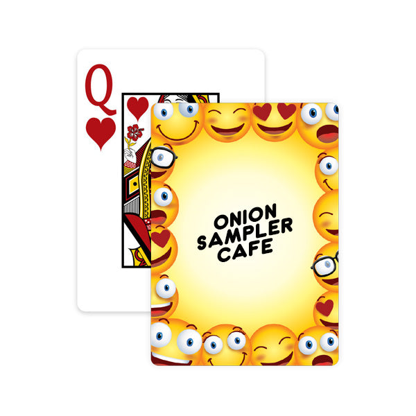 Custom Theme Backs Playing Cards - Emojis (Q808911) - Playing Cards ...