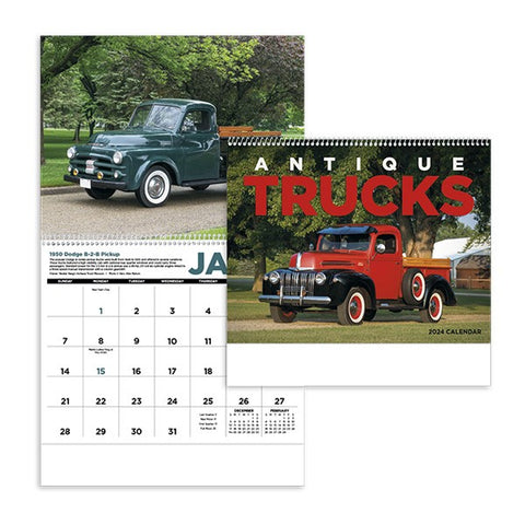 Custom Antique Trucks Calendar (Q814722) - Wall Calendars with Logo ...