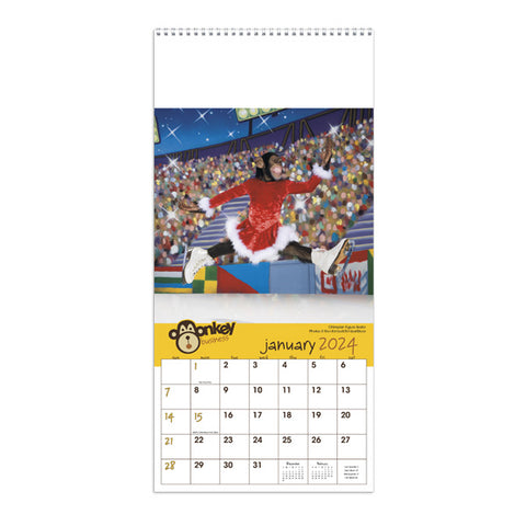 Monkey Business Calendar - Calendars with Logo - Q824722 QI