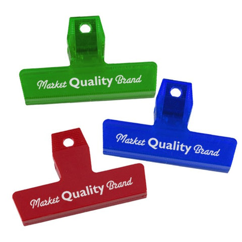 Custom Bag Clip (4") (Q86642) - Clips with Logo | Quality Imprint ...