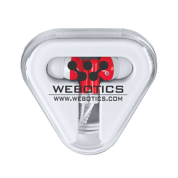 Custom Ear Buds In Triangle Case (Q876611) - Gadget Accessories with ...