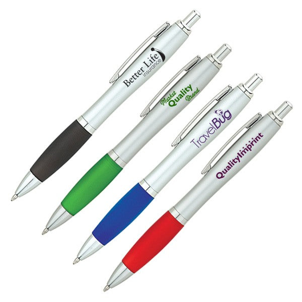 Custom Matte Silver Barrel Pen (Q903311) - Pens with Logo | Quality ...