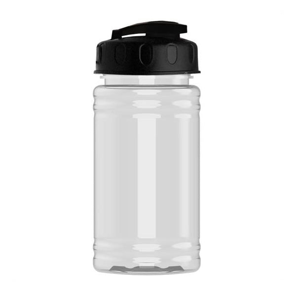 Custom 16 Oz. Mini PETE Sports Bottle - USA Flip Lid (Q903722) - Water ...