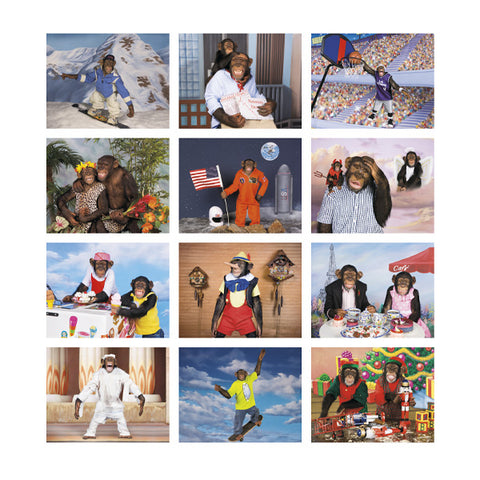 Monkey Mischief - Spiral Calendar - Calendars with Logo - Q905722 QI