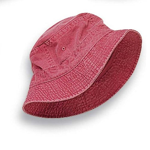 Custom Adams Vacationer Pigment Dyed Cotton Twill Bucket Hats (Q917411 ...