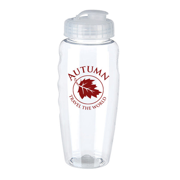 Custom Gripper Poly-Clear® Water Bottle - (31 oz.) (Q926311) - Water ...