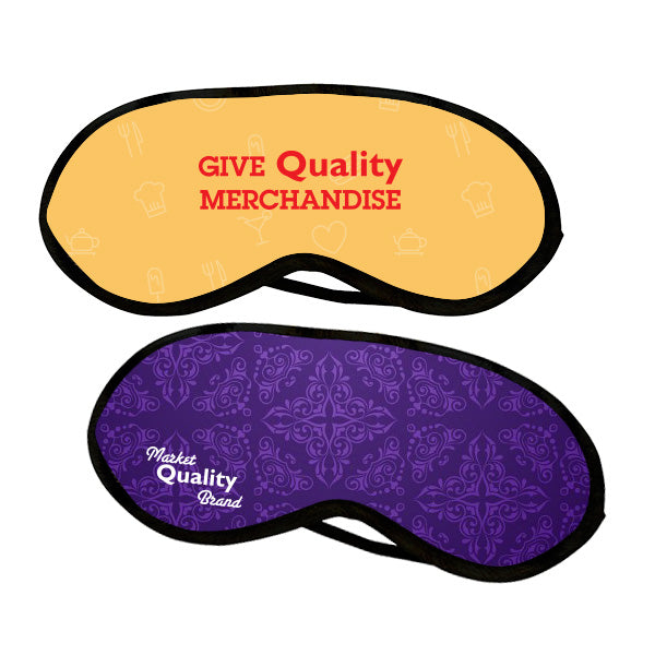 Custom Full Color Sublimated Eye Mask (Q927511) - Sleep Masks with Logo ...