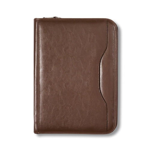 Custom Deluxe Executive Vintage Leather Padfolio (Q935255) - Padfolios ...